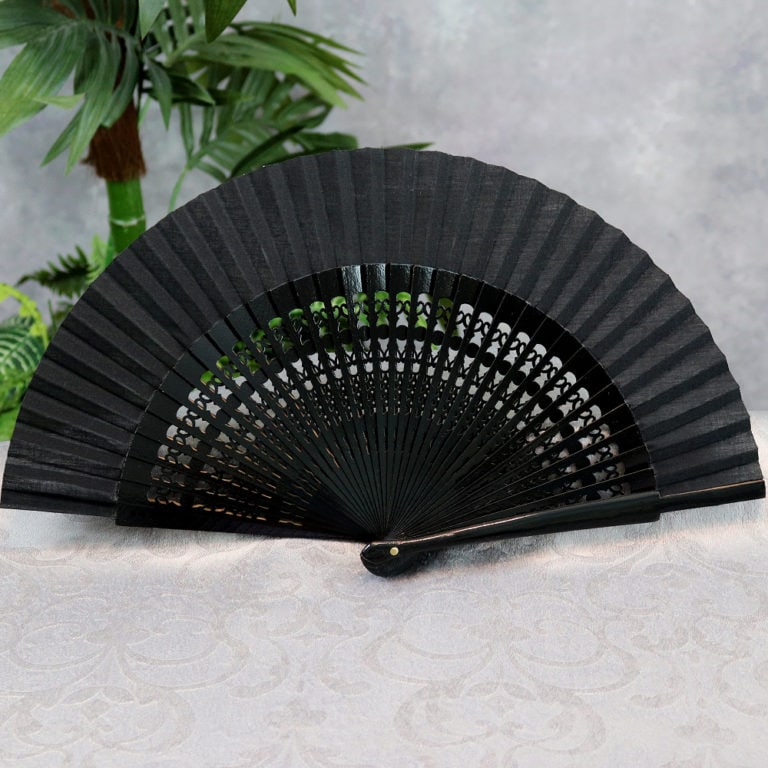 Solid Color Wood Fans | Hand Crafted in Valencia, Spain