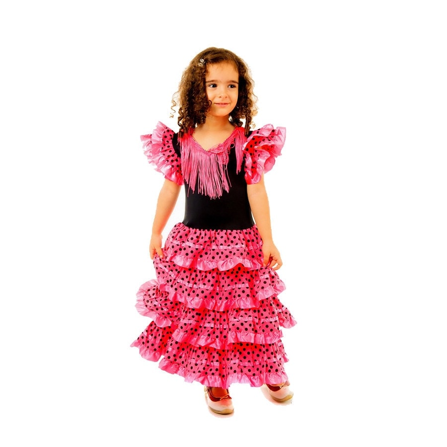 Girls Flamenco Dress | Girls Haloween Costume | Flamenco Dress Girls Flamenco Dress | Girls Haloween Costume | Flamenco Dress